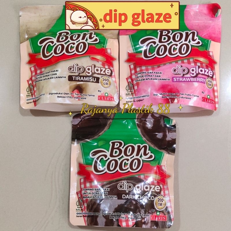 Jual Bon coco selai coklat dip glaze tiramisu strawberry dark choco isi ...