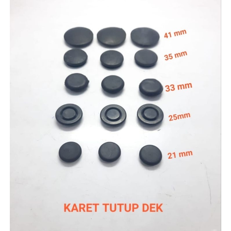 Jual karet tutup dek lubang panel 21,25,30,35,41mm | Shopee Indonesia