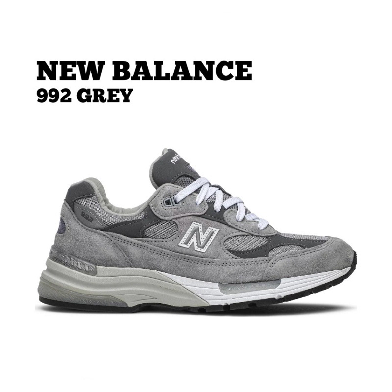 Jual Sneakers NEW BALANCE 992 Grey M992GR | Shopee Indonesia