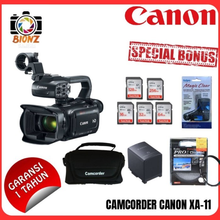 Jual CAMCORDER CANON XA11 / CAMCORDER CANON XA11 PROFESIONAL | Shopee ...