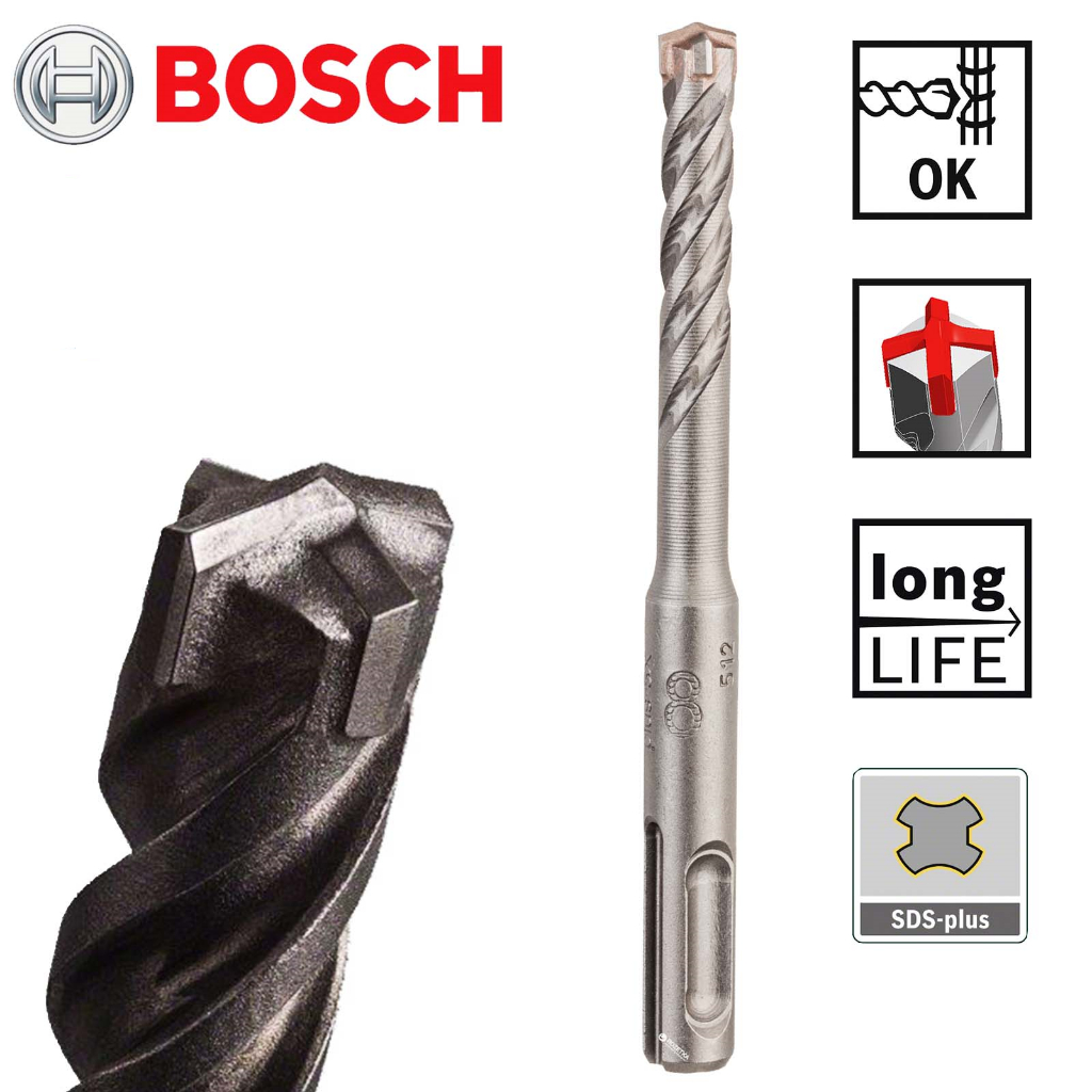 Jual Bosch Mata Bor Beton SDS PLUS-5X Hammer Drill Bit SDS PLUS | Shopee Indonesia