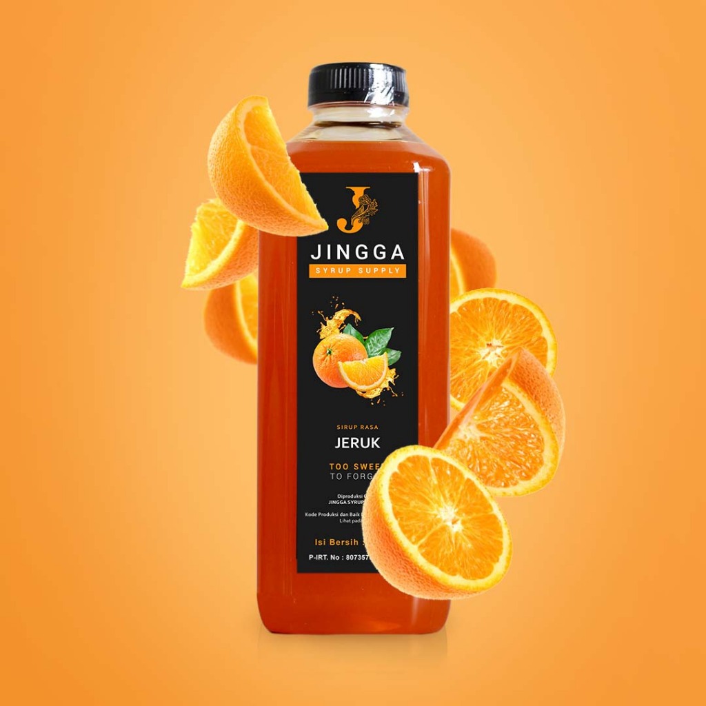 Jual JINGGA Orange Syrup 1000 ml - Sirup Flavor Jeruk Untuk Coffee ...