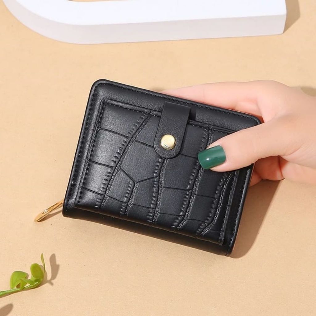 Jual dompet krobe-dompet wanita lipat mini kartu uang koin kulit pu terbaru kekinian | Shopee ...