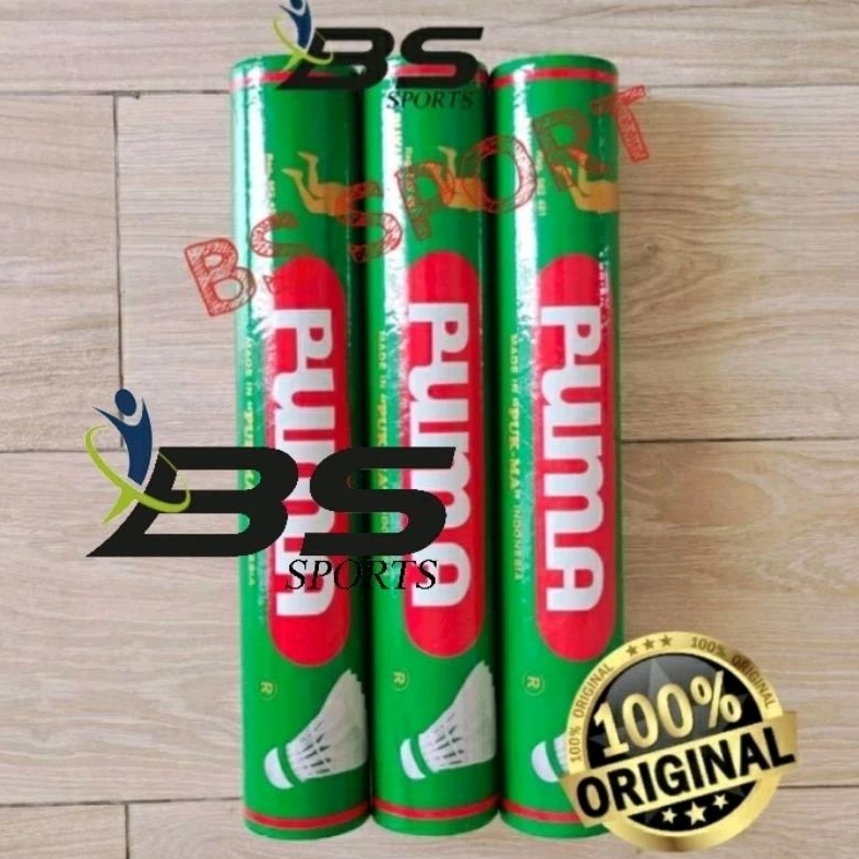 Jual SHUTTLECOCK KOK KOCK COCK PUMA HIJAU ORI ORIGINAL 100%!! | Shopee ...