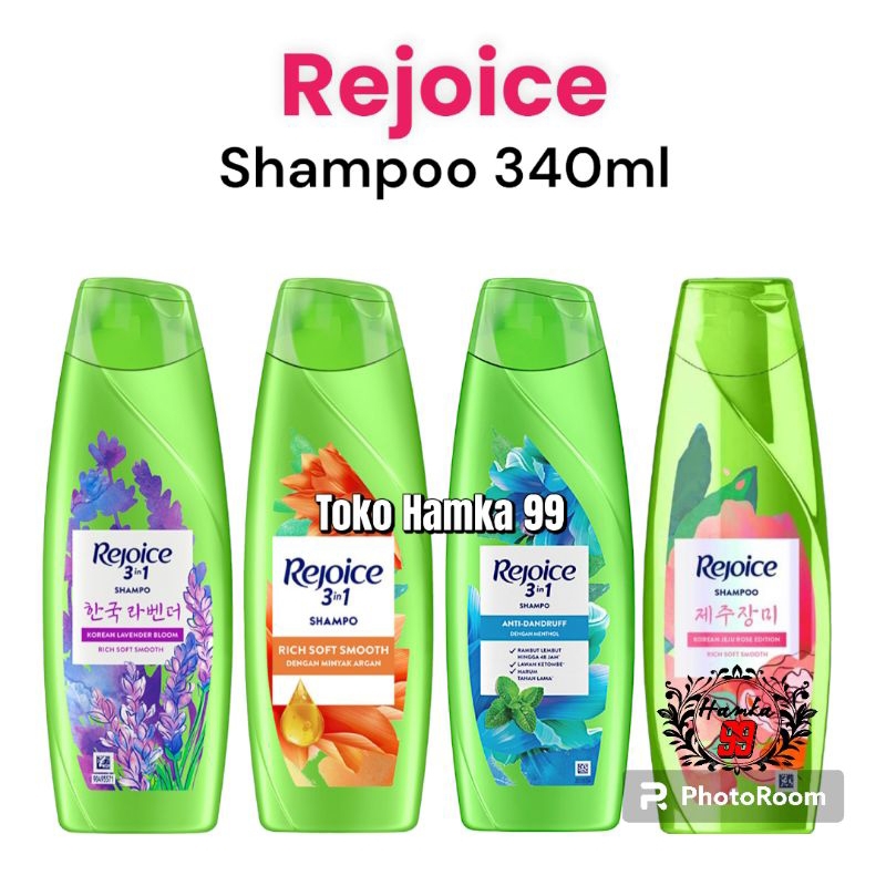 Jual Rejoice Hijab Shampoo 150ml -340ml Anti Dandruff 3in1 | Shopee Indonesia