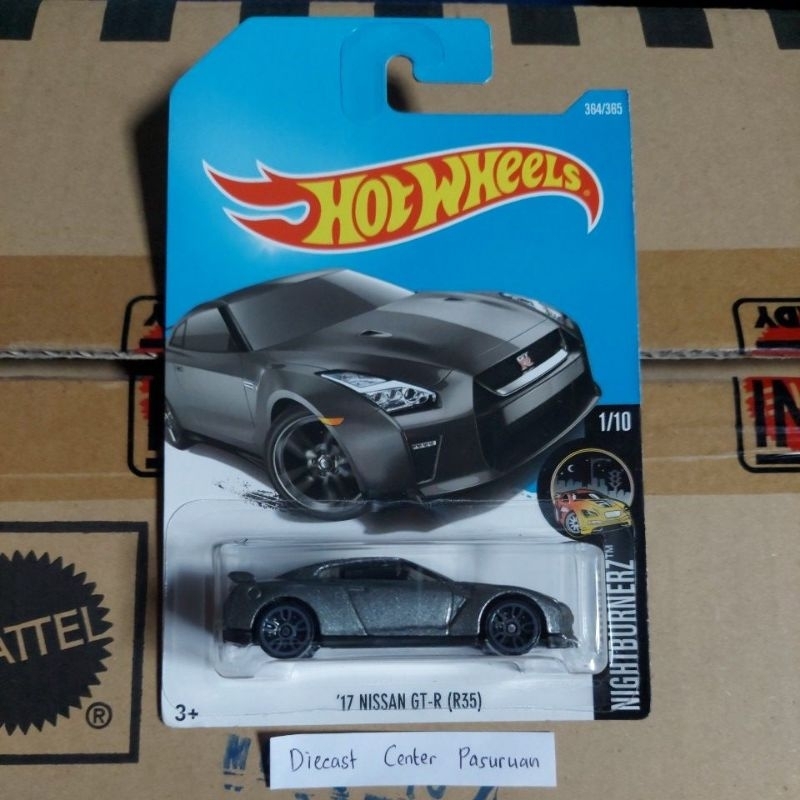 Jual Hot Wheels '17 NISSAN GT-R (R35) Card Not Mint | Shopee Indonesia
