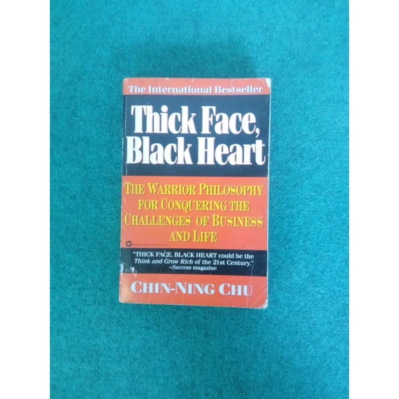 Jual Buku Thick Face, Black Heart by Chin-Ning Chu [Original, English ...