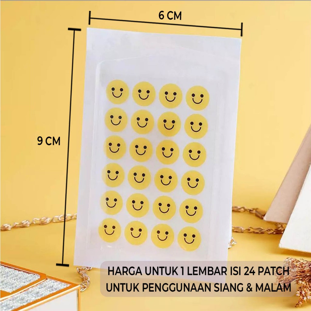 Jual Acne pimple patch lucu karakter bentuk bintang bunga smile kupu ...