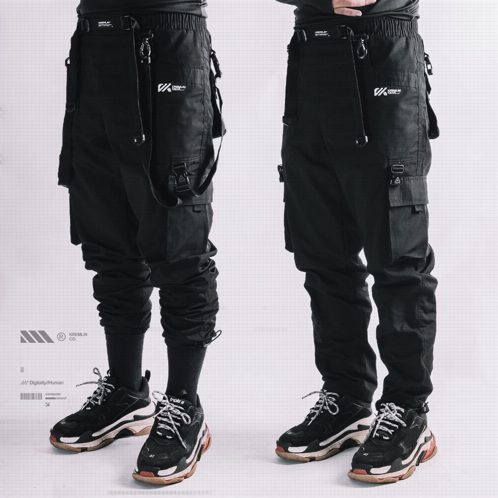 Jual KREMLIN Celana Panjang Cargo Multiple Techwear pants - CONNECTED ...