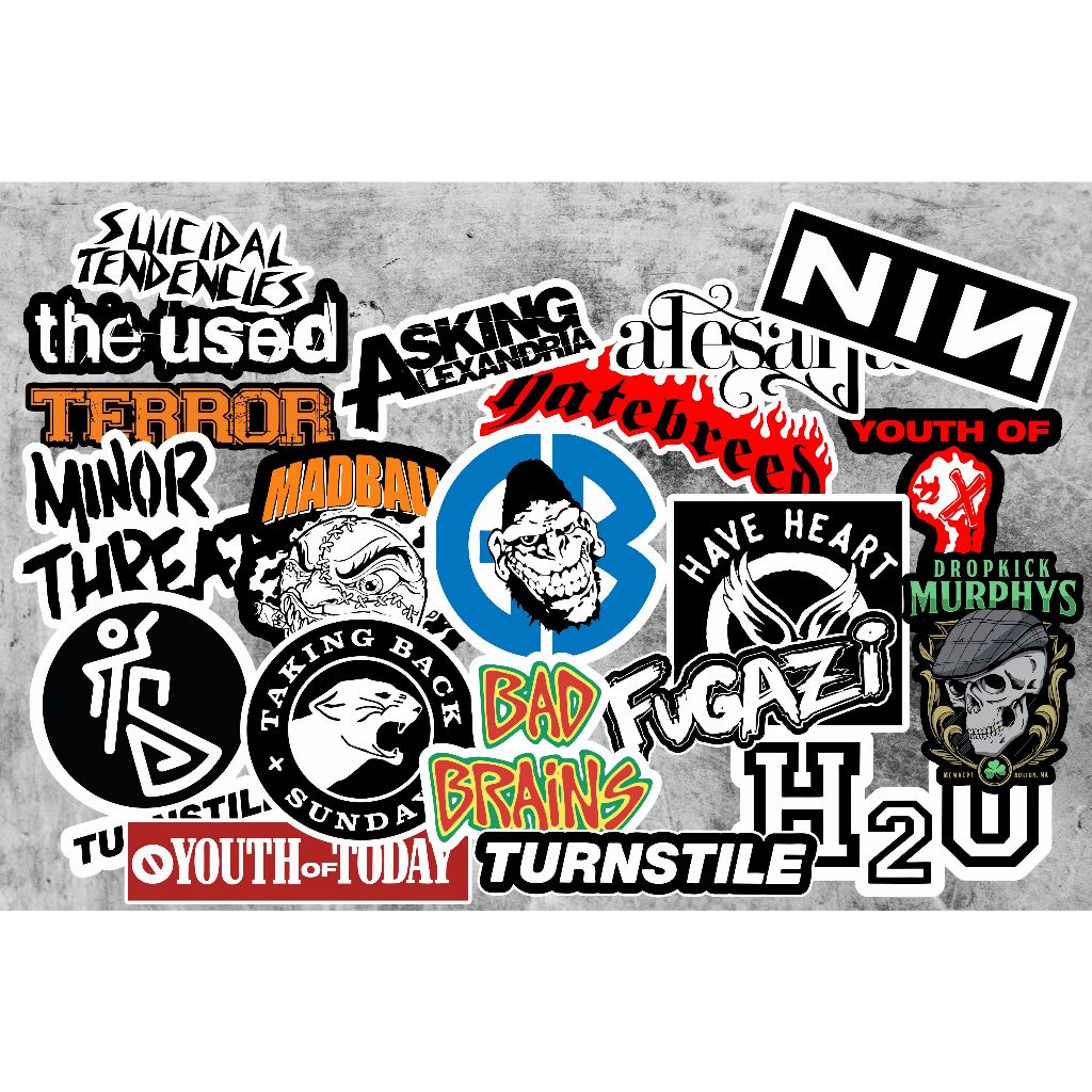 Jual STICKER AESTHETIC / STICKER BAND EMO SCREAMO HARDCORE DEATHCORE ...
