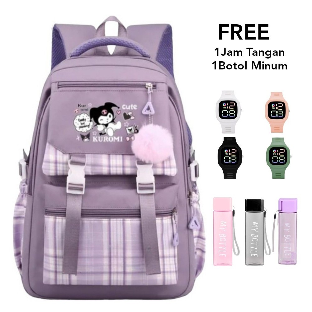 Jual GDM - TAS RANSEL ANAK SEKOLAH KARAKTER KUROMI SD SMP SMA MURAH BERBONUS BANYAK | Shopee ...