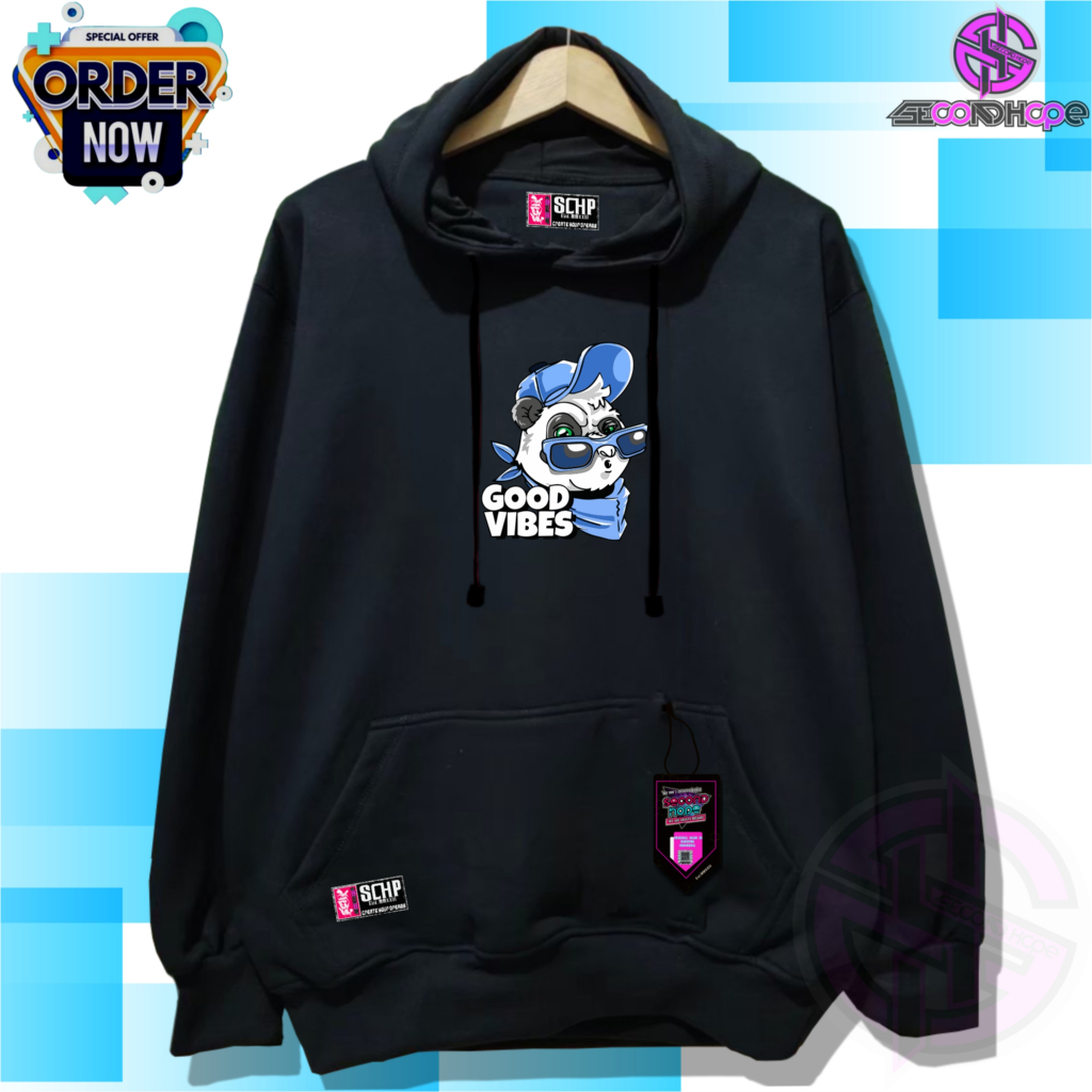 Jual Hoodie Pria Distro Panda Warna HItam Keren Sweater Warna Mint ...