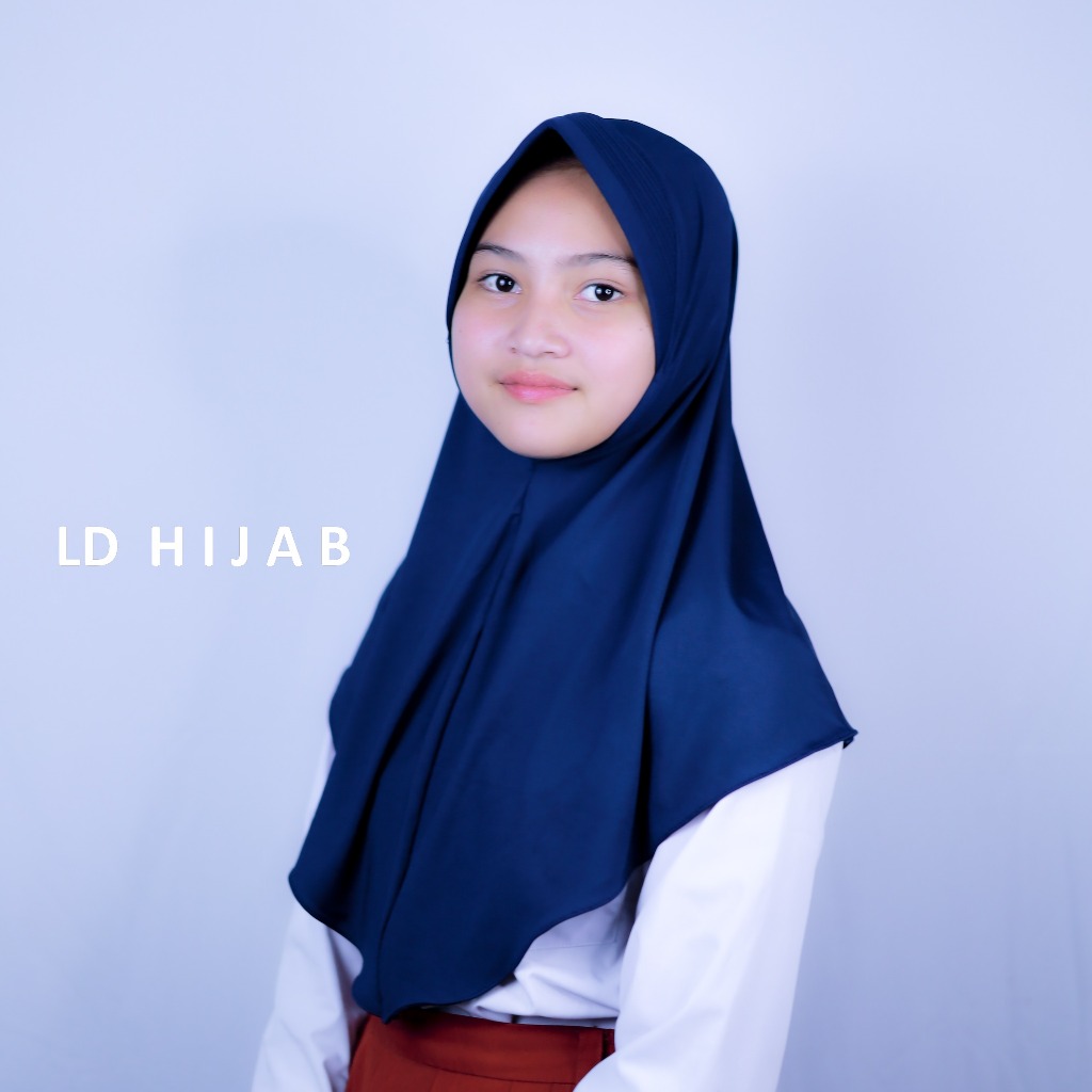 Jual Hamida Hijab Basic Kerudung Anak Jilbab Instan Sekolah SD-TK Hamidah Basic Hijab Anak ...