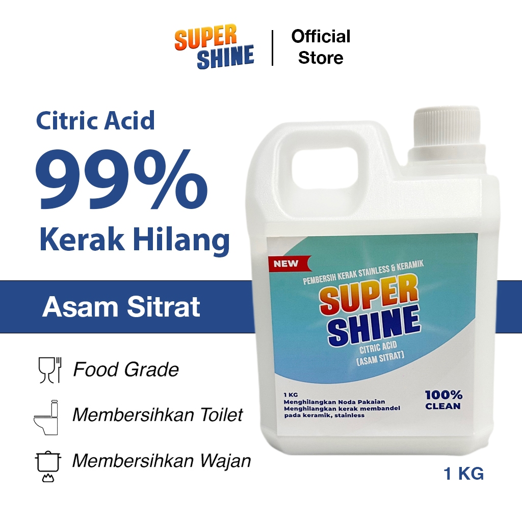 Jual Citrun Acid - Citric Acid - Asam Sitrat Food Grade Serbuk Ajaib ...