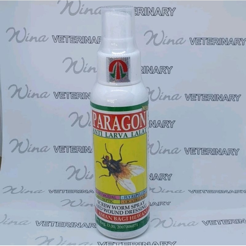 Jual Paragon Spray 120 ml Anti Lalat Larva Obat Luka Pada Sapi Kambing ...