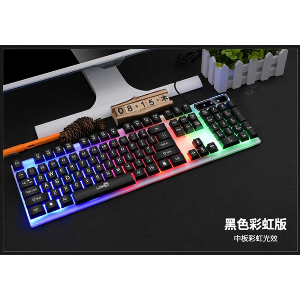 Jual Keyboard Gaming R260 RGB Backlight Multimedia USB Keyboard ...