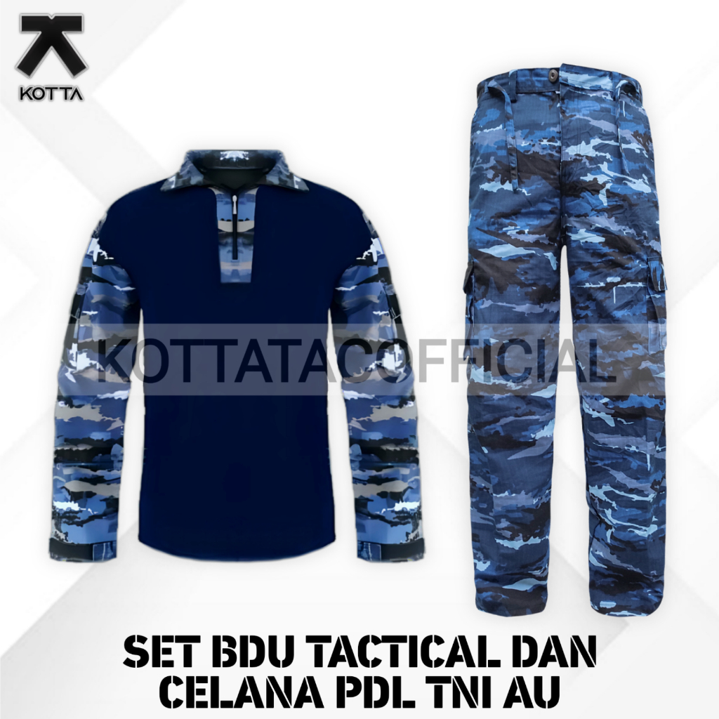 Jual SATU SET SETELAN BAJU KAOS BDU TACTICAL COMBAT TNI SBP TNI AU CELANA PDL PANJANG CARGO ...