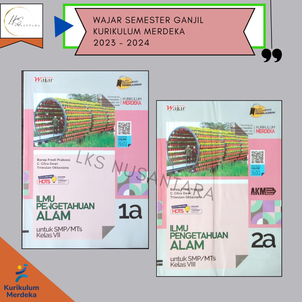 Jual LKS WAJAR MAPEL IPA KELAS 7 - 8 KURIKULUM MERDEKA SEMESTER GANJIL ...