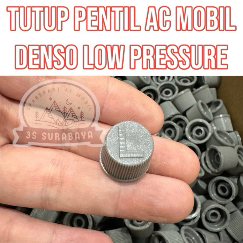 Jual Tutup Pentil Ac Mobil R134 Low Pressure L Denso Asli Ada Seal nya ...