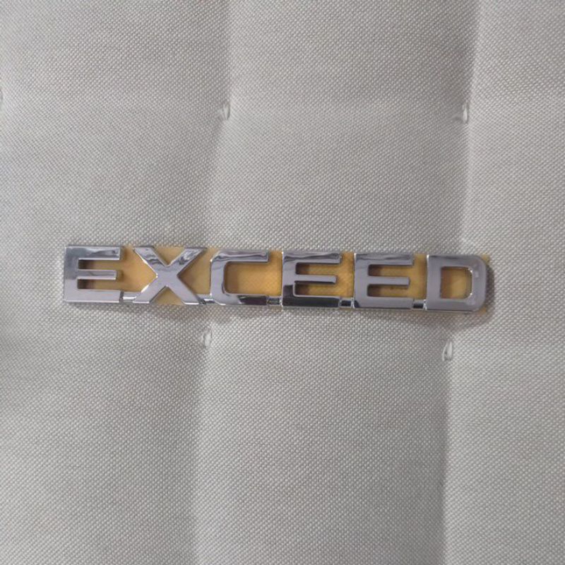 Jual Emblem Logo Exceed Untuk Mitsubishi Expander Tulisan Huruf Tempel ...