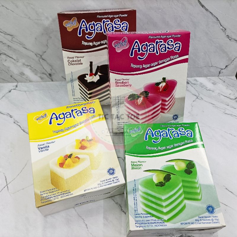 Jual Nutrijell Agarasa Box All Variant Isi 6pcs | Shopee Indonesia