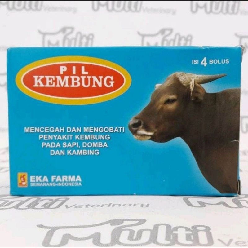 Jual PIL KEMBUNG ISI 4 EKA FARMA - Obat Kembung Sapi Kambing Domba ...