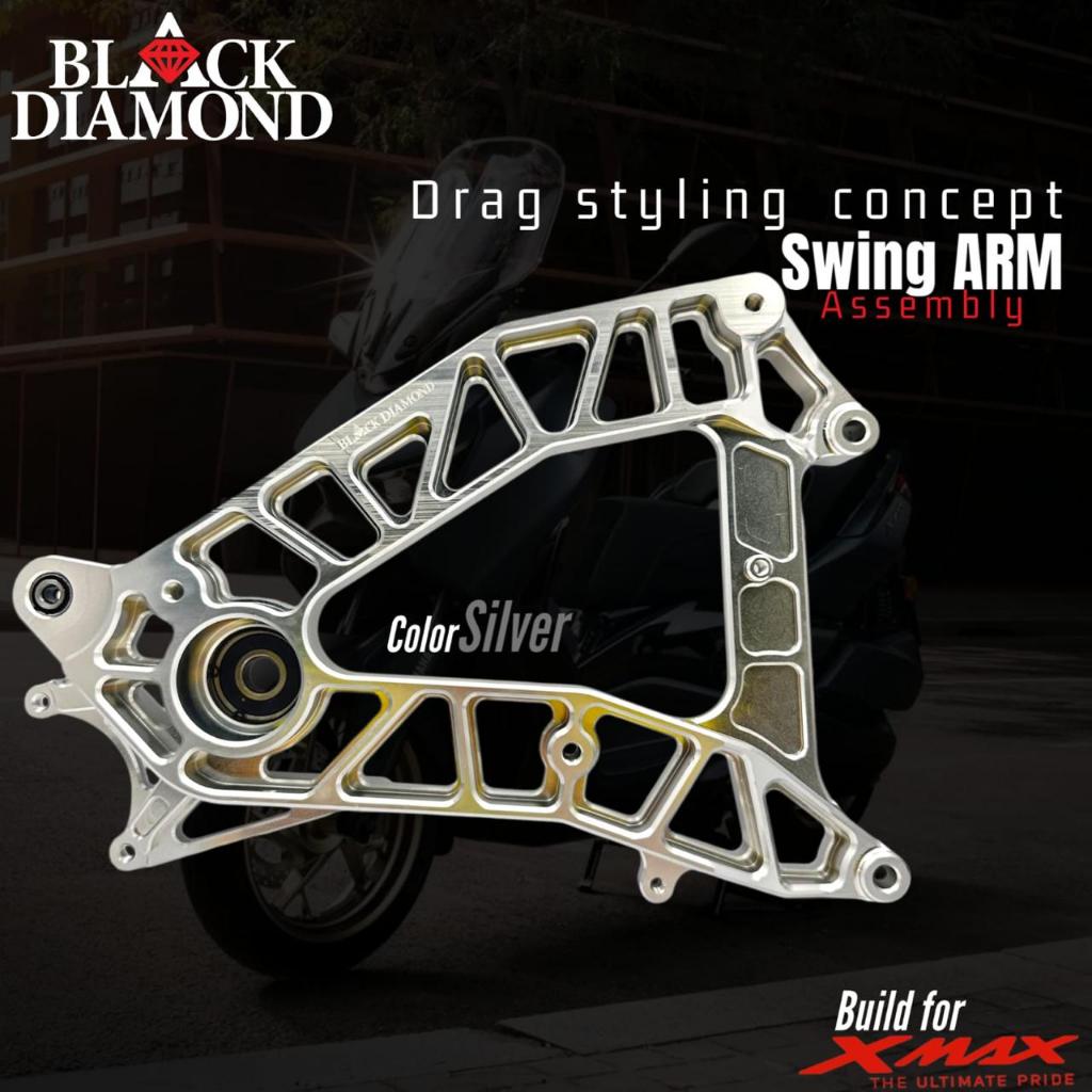 Jual Swing ARM Black Diamond CNC Forged Model Drag Khusus Xmax | Shopee ...