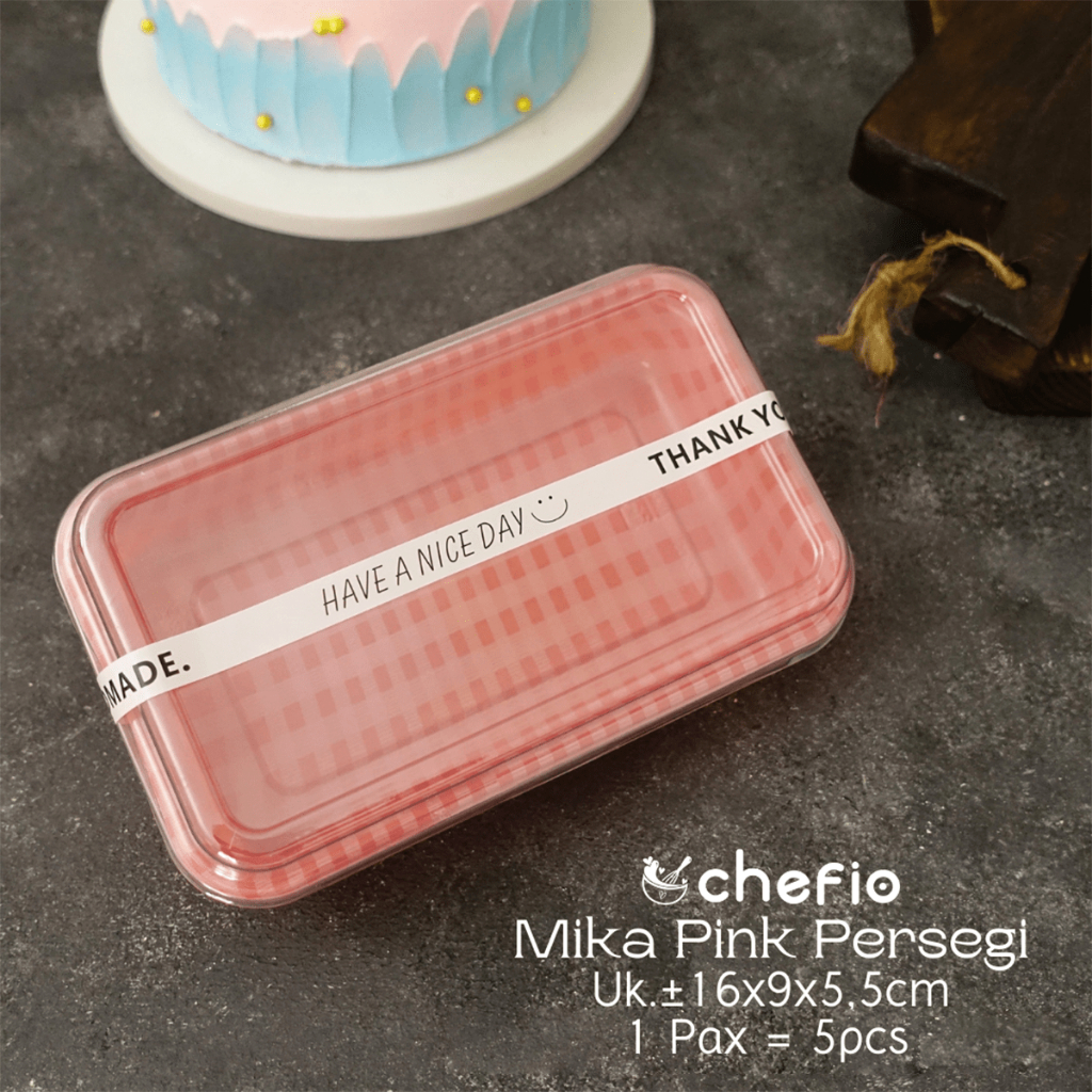 Jual Kotak Kue Mika Paper Cake Box Korean Lunch Box Roti Donat Bolu ...