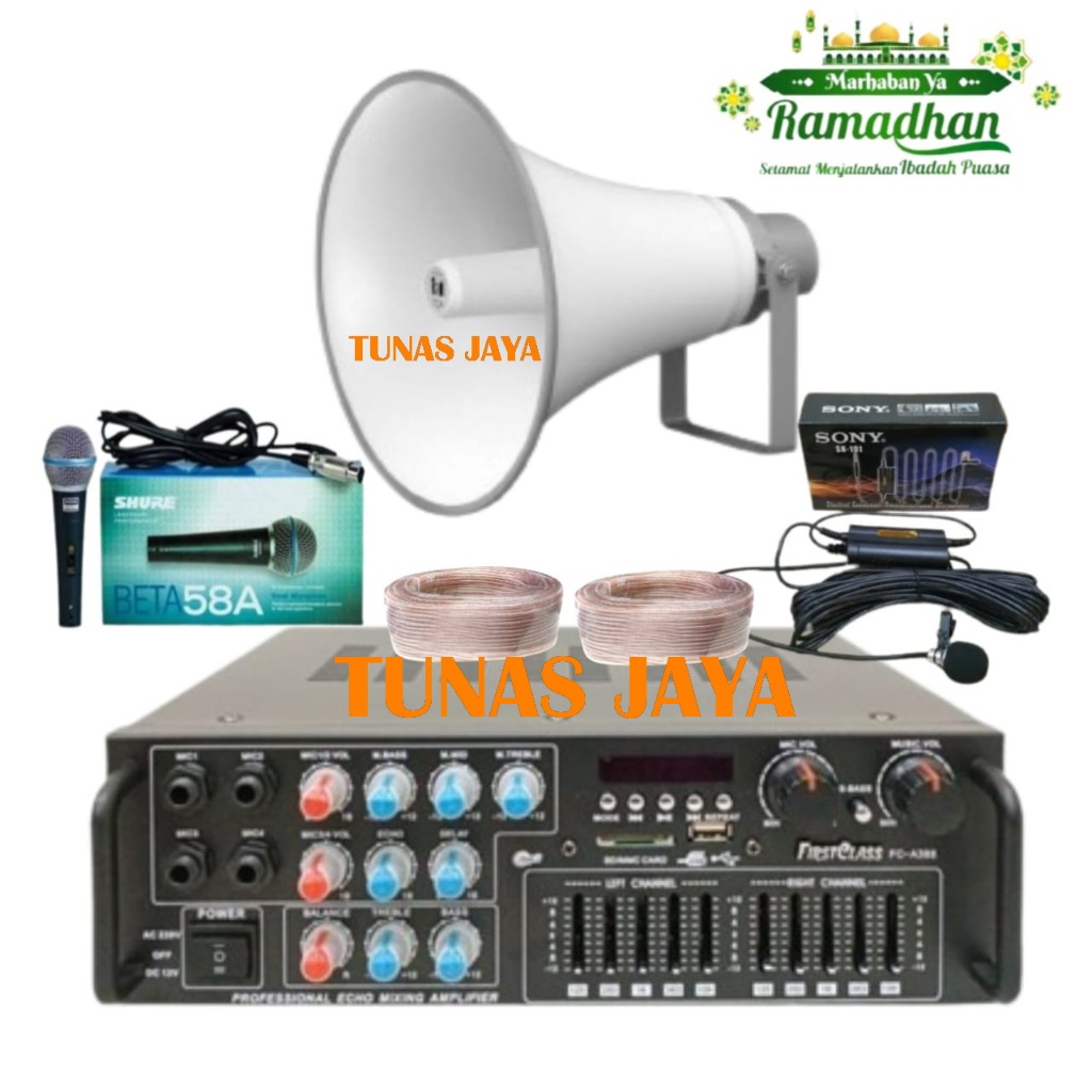 Jual paket sound system / paket toa speaker corong Toa outdoor musholla / masjid | Shopee Indonesia