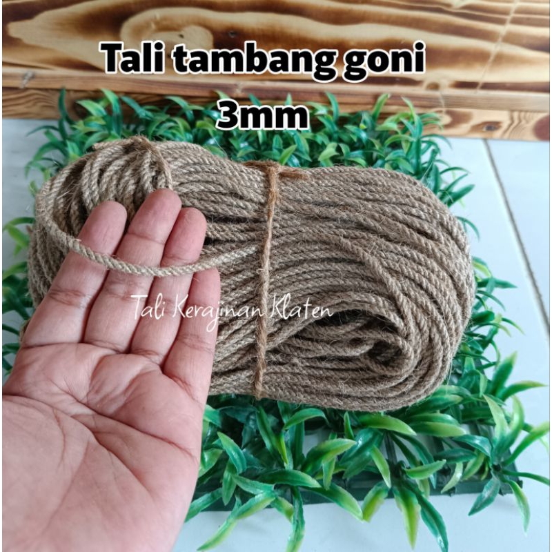 Jual tali goni 3mm super / tali tambang goni 3mm | Shopee Indonesia