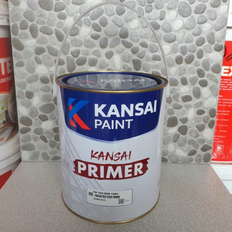Jual Cat Dasar Kayu / Meni Besi Kansai Paint Primer RED OXIDE PRIMER ...