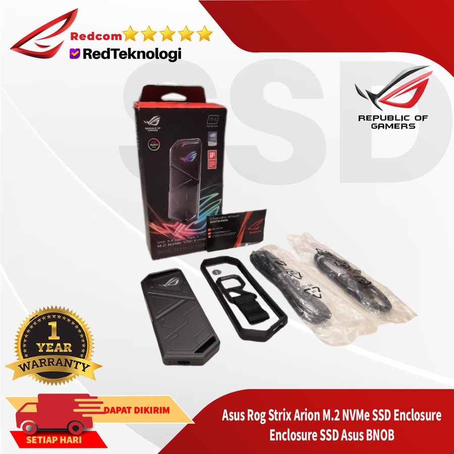 Jual Asus Rog Strix Arion M.2 NVMe SSD Enclosure - Enclosure SSD Asus ...