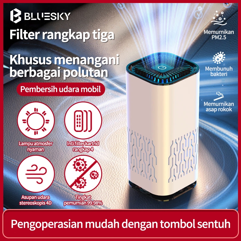 Jual Blue Sky Smart Air Purifier Portable Penyaring Udara Ruangan ...