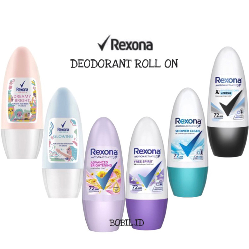 Jual Rexona Deodorant Roll On 40ml/45ml | Shopee Indonesia