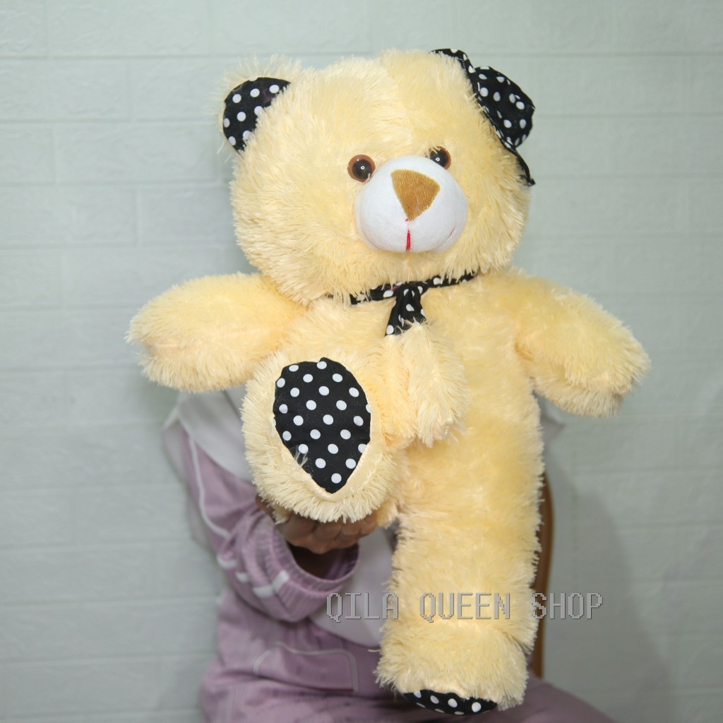 Jual Boneka Teddy Bear BARU TOPI Syal L Termurah,cocok untuk kado ...