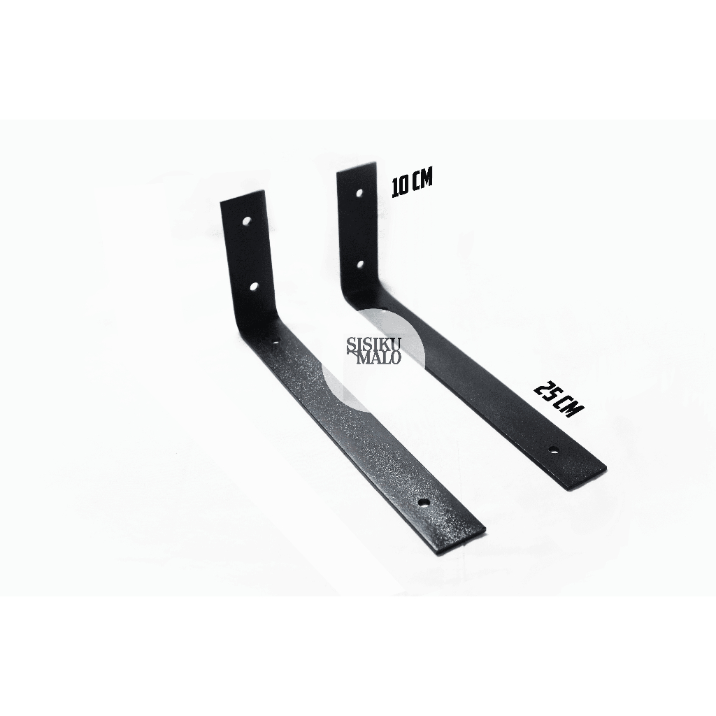 Jual Rak siku dinding besi / braket besi papan rak / siku penyangah (10 ...