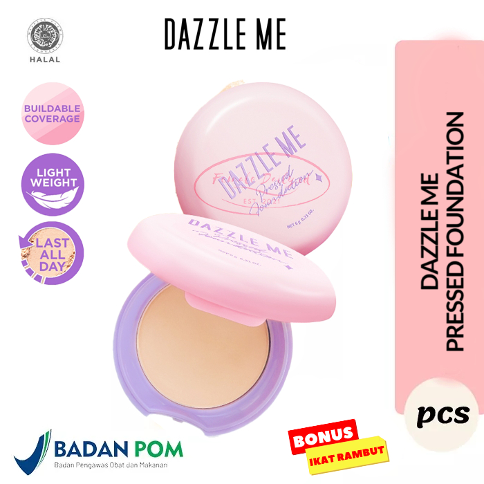 Jual DAZZLE ME Muse Pressed Foundation | Long Lasting Filter Like ...