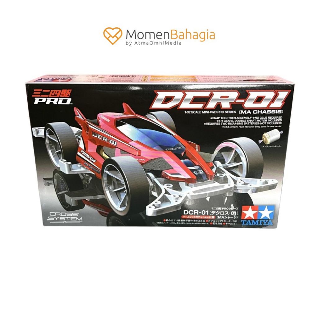 Jual Tamiya Mini 4WD Original : DCR-01 - Red - MA chassis - 18646 ...