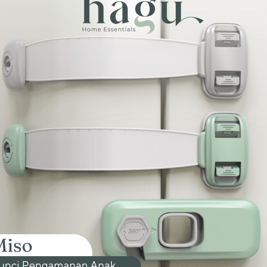 Jual KF7 HAGUMISO Baby Proof Kulkas Pintu Minimalis Gembok Bayi Lemari ...