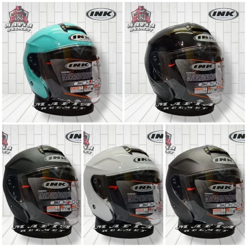 Jual HELM INK DYNAMIC SOLID - ADA DALAM PILIHAN (VARIAN) SINGLE VISOR ...