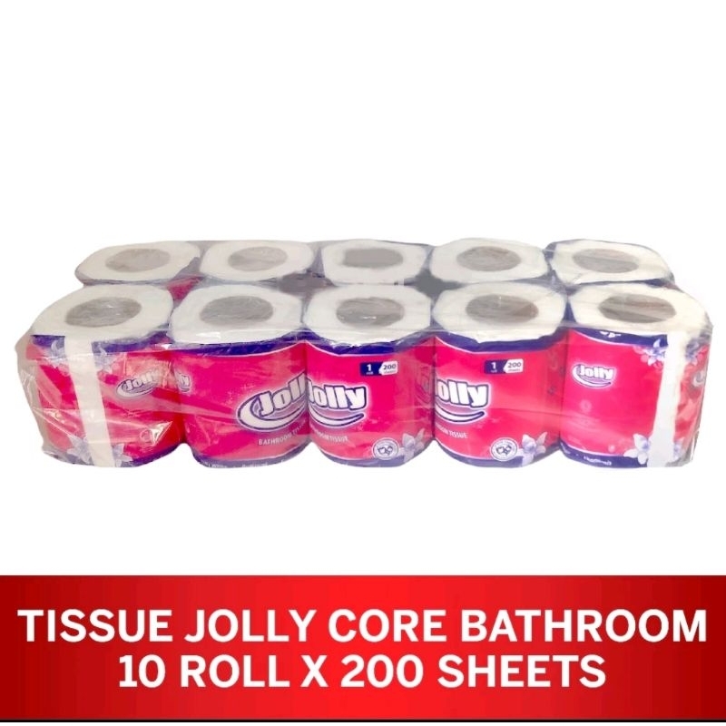 Jual Tissue Jolly 200sheet / see U Roll 215 sheet Toilet Core Non ...