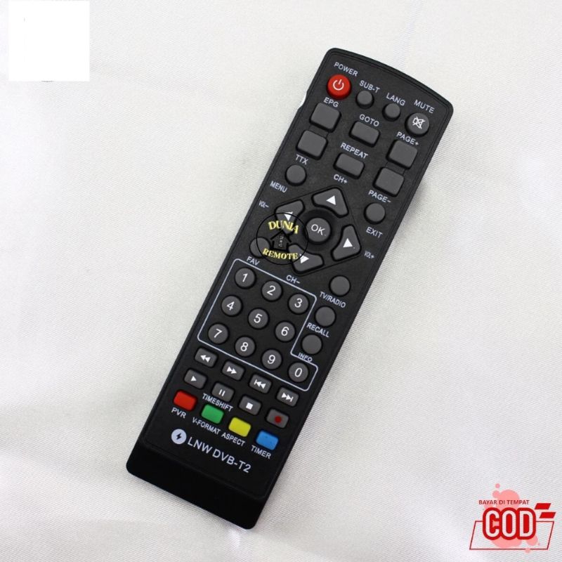 Jual Remote STB Cocok Untuk Merk STB Luby Evercoss Advance Sanex Infico ...
