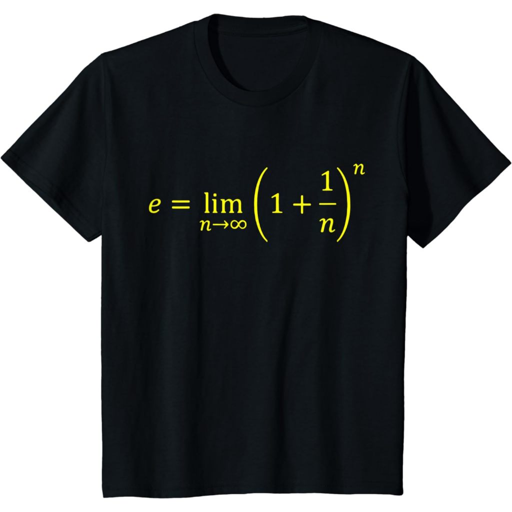 Jual Baju kaos anak Euler's Number Equation Cool Science Math Gift ...