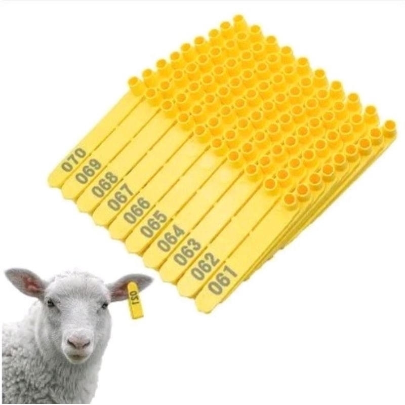 Jual Eartag Erteg Twin tag 100 Pcs Label Tanda Nomor Telinga Kambing ...