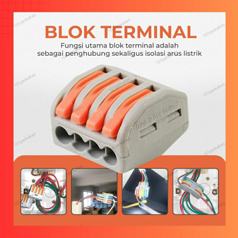 Jual Terminal block konektor penyambung kabel listrik | Shopee Indonesia