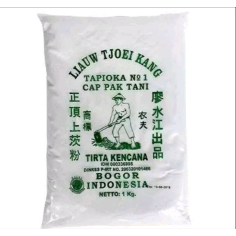 Jual TEPUNG TAPIOKA CAP TANI KEMASAN 1KG | Shopee Indonesia