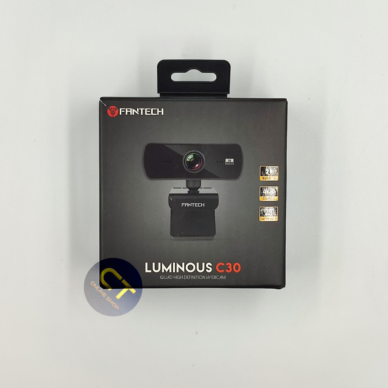 Jual FANTECH Webcam LUMINOUS C30 QHD 1440P 2K 4MP | Shopee Indonesia