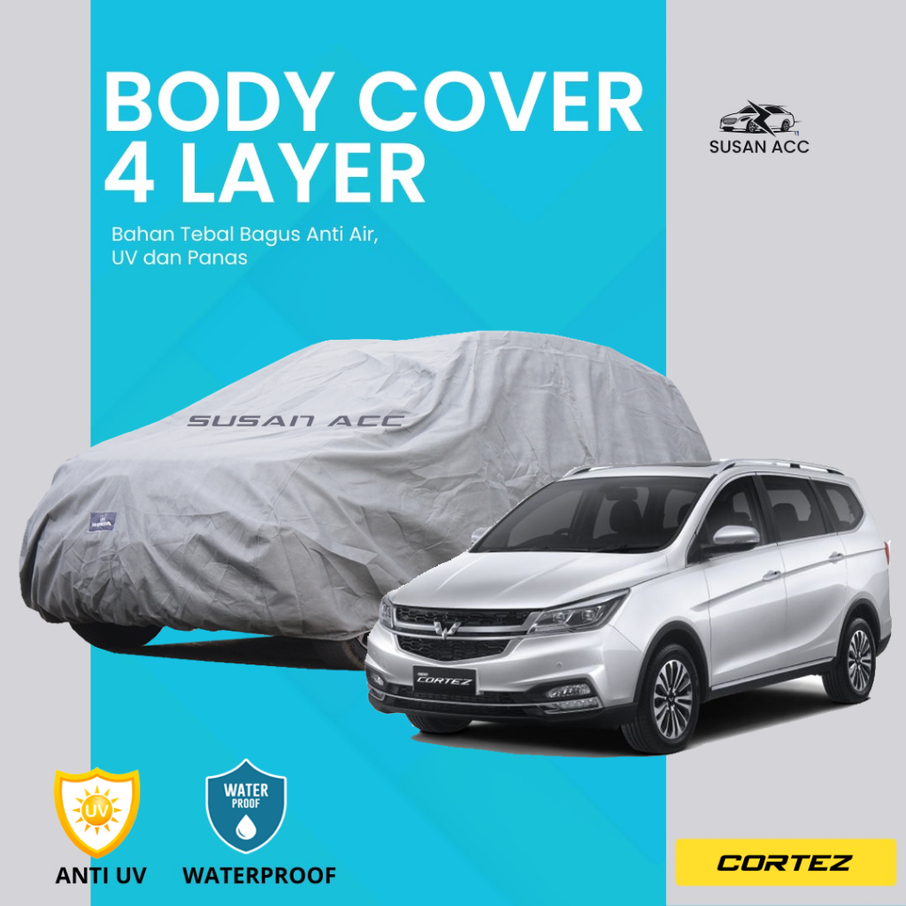 Jual 4 LAYER EXTRA OUTDOOR PREMIUM Body Cover Mobil Cortez Sarung Mobil ...