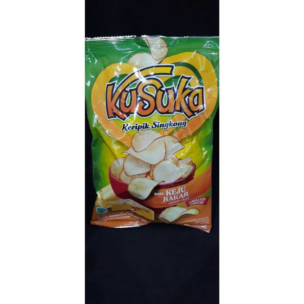 Jual KUSUKA KERIPIK SINGKONG RASA KEJU BAKAR 60G | Shopee Indonesia