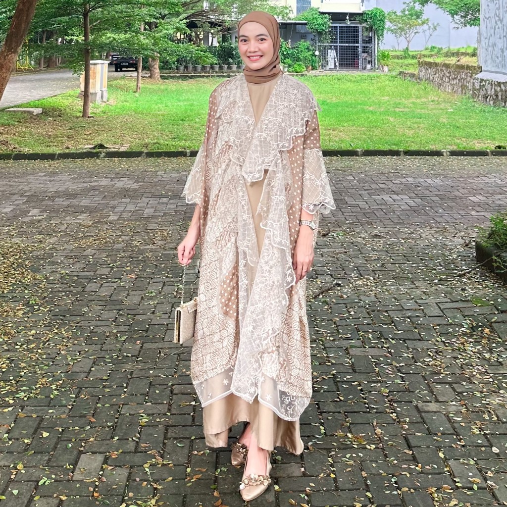 Jual NAMEERA Set Dress Outer Batik Modern Viscose dan Gamis Silk ...